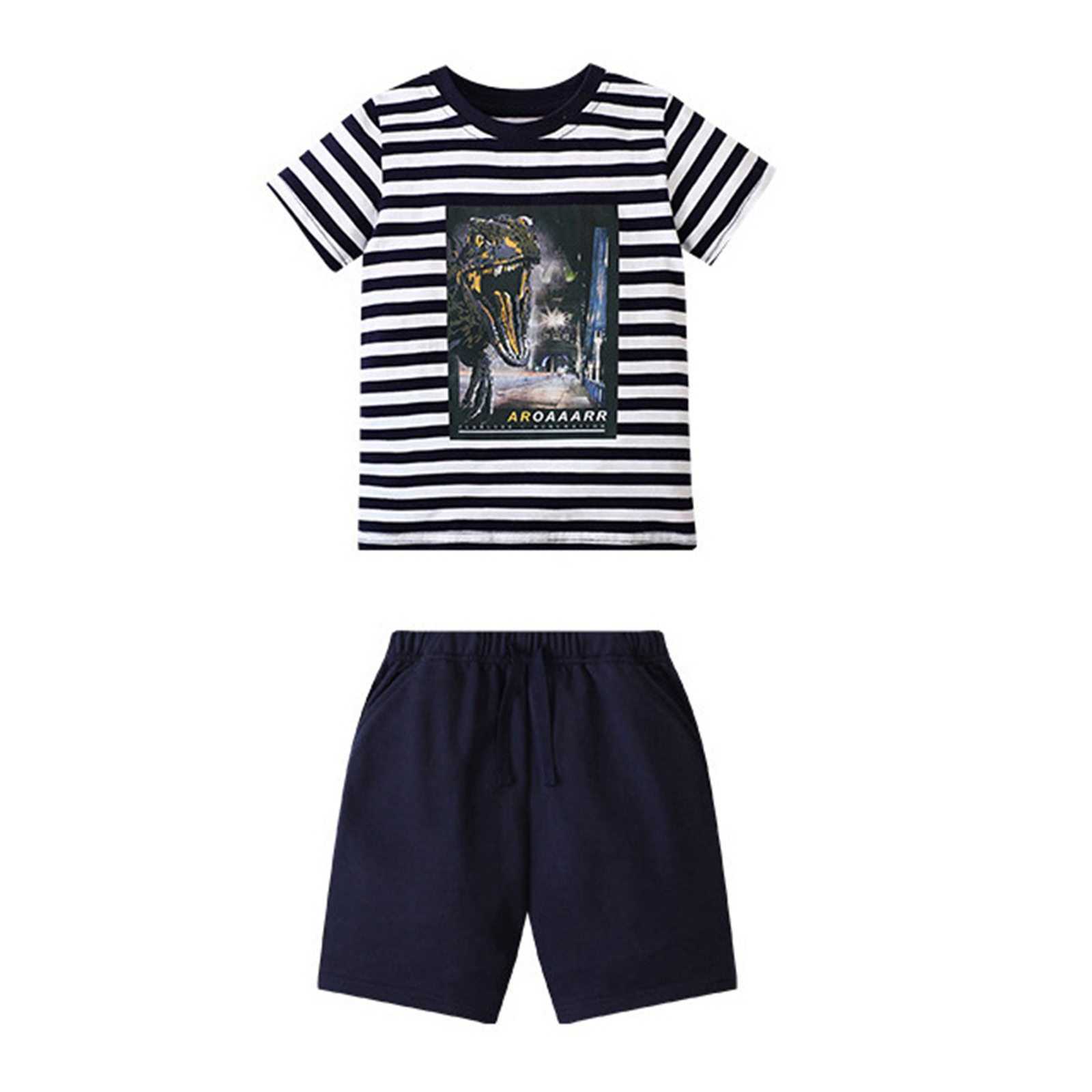 Little Boys Shorts Set Beach Outfits Holiday Summer Kids Shorts Sets ...