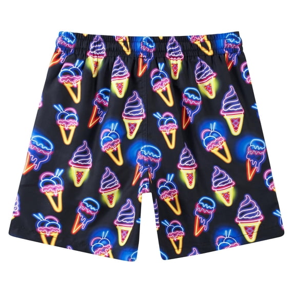 Little Boys Swim Set With Prints Beach Shorts For Kids Pool Party ...