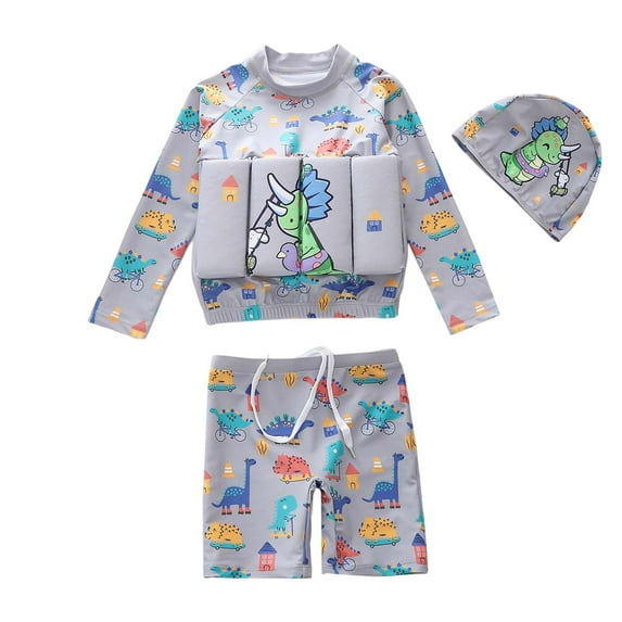 Little Boys Swimsuits Flat Angle Buoyancy Two Piece Swimwear (4 8 Years ...