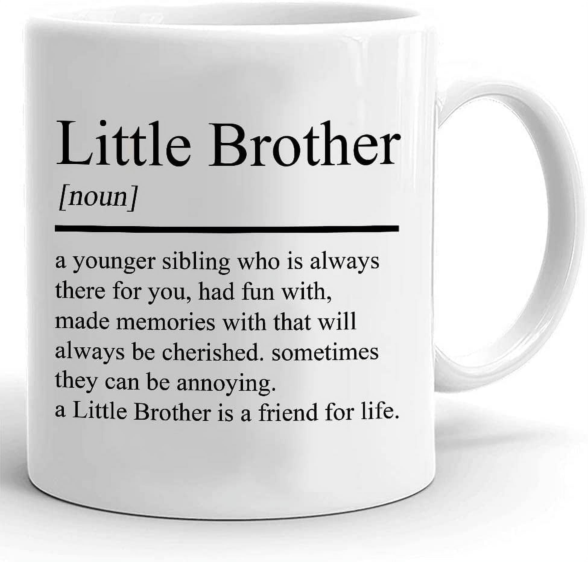 Little Brother Definition Mug, Brother Mug, Gifts For Family For ...