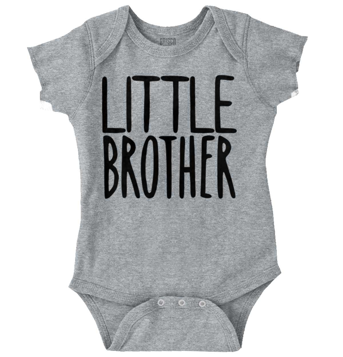Little Brother Proud Younger Bro Bodysuit Jumper Boys Infant Baby ...