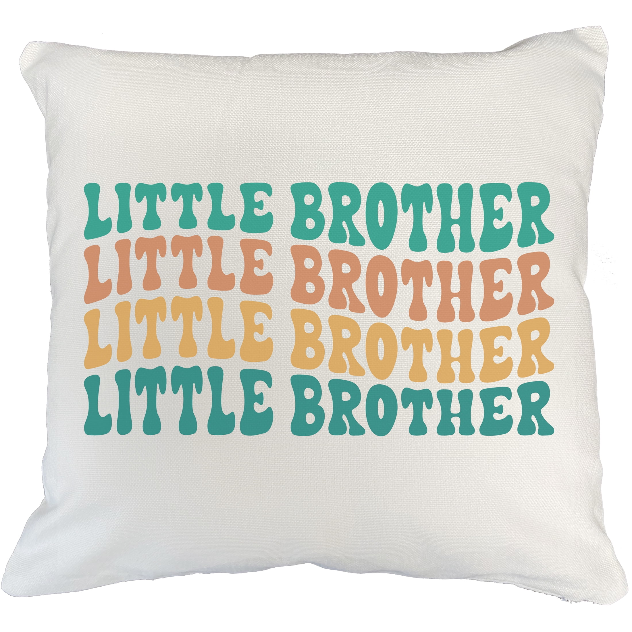 Little Brother, Younger Brother Themed, Groovy Retro Wavy Text Merch ...