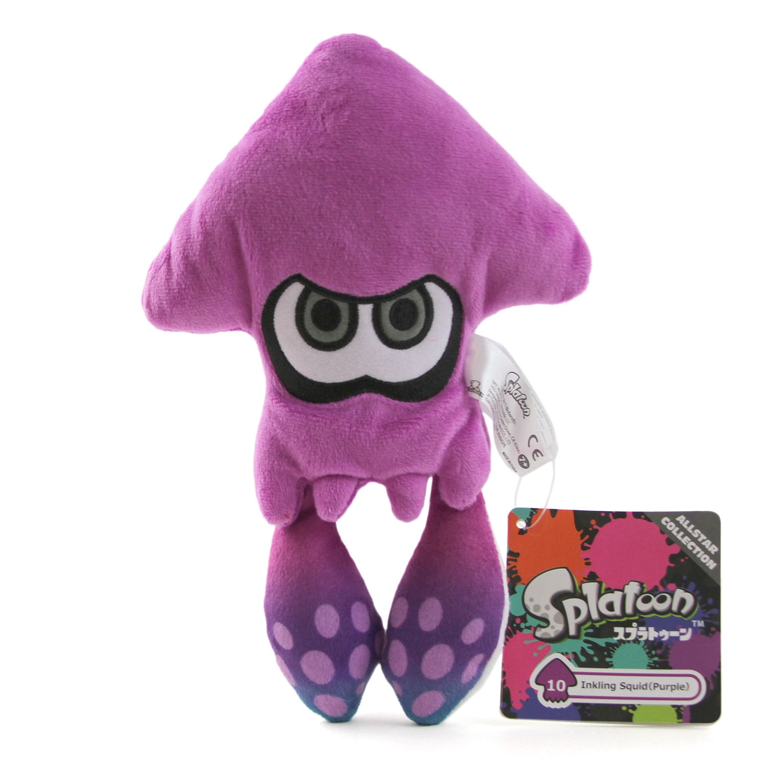 Squid Purple - Splatoon 9" Plush (San-Ei) 1436 - Walmart.com