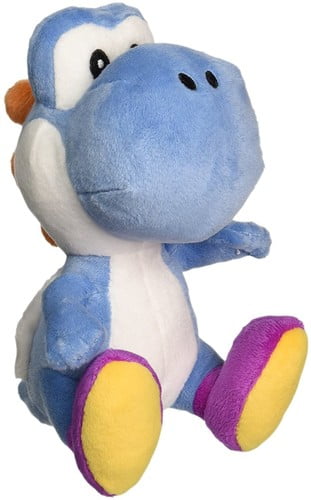 Little Buddy Super Mario Bros. Yoshi 6" Plush - Blue, Little Buddy ...