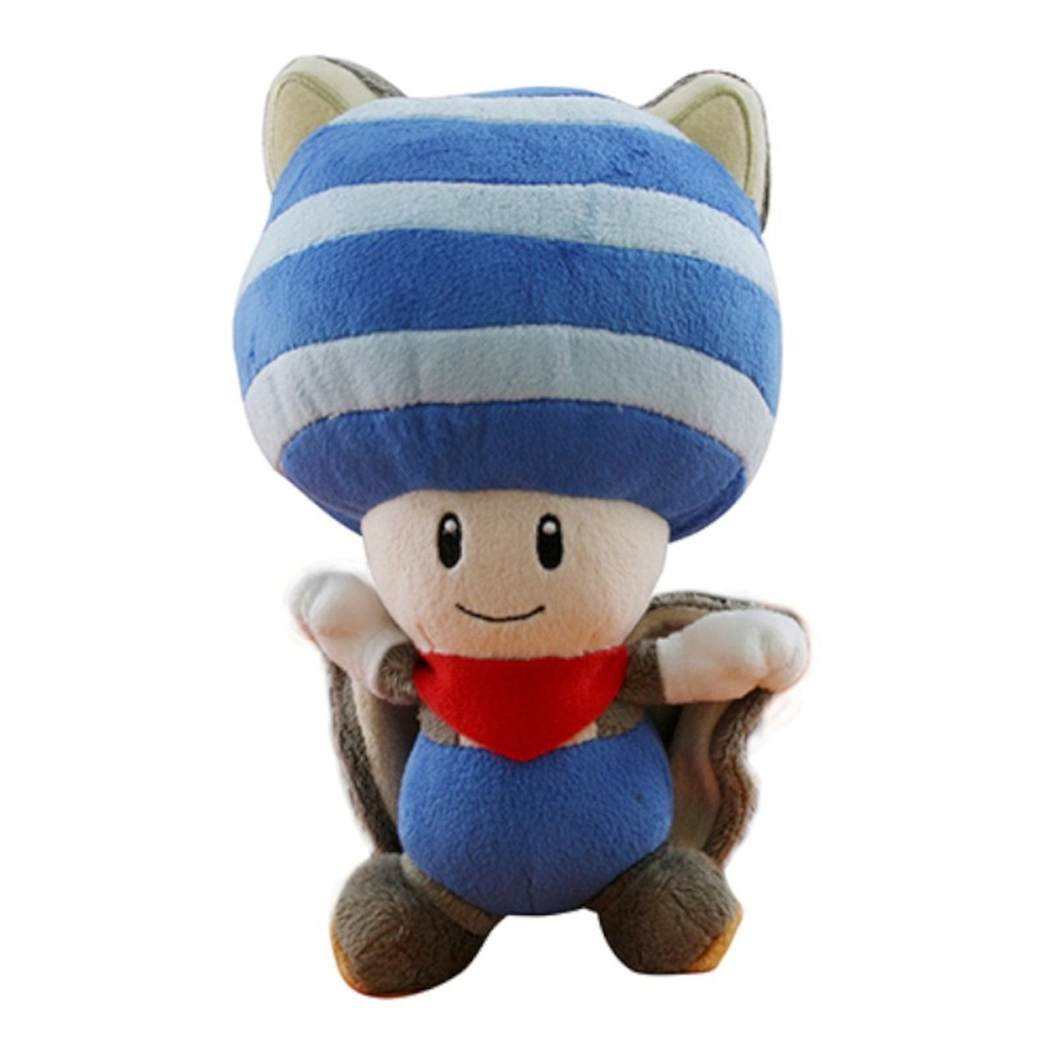Little Buddy Toys Nintendo Flying Squirrel Toad KMC28 Plush, Blue ...