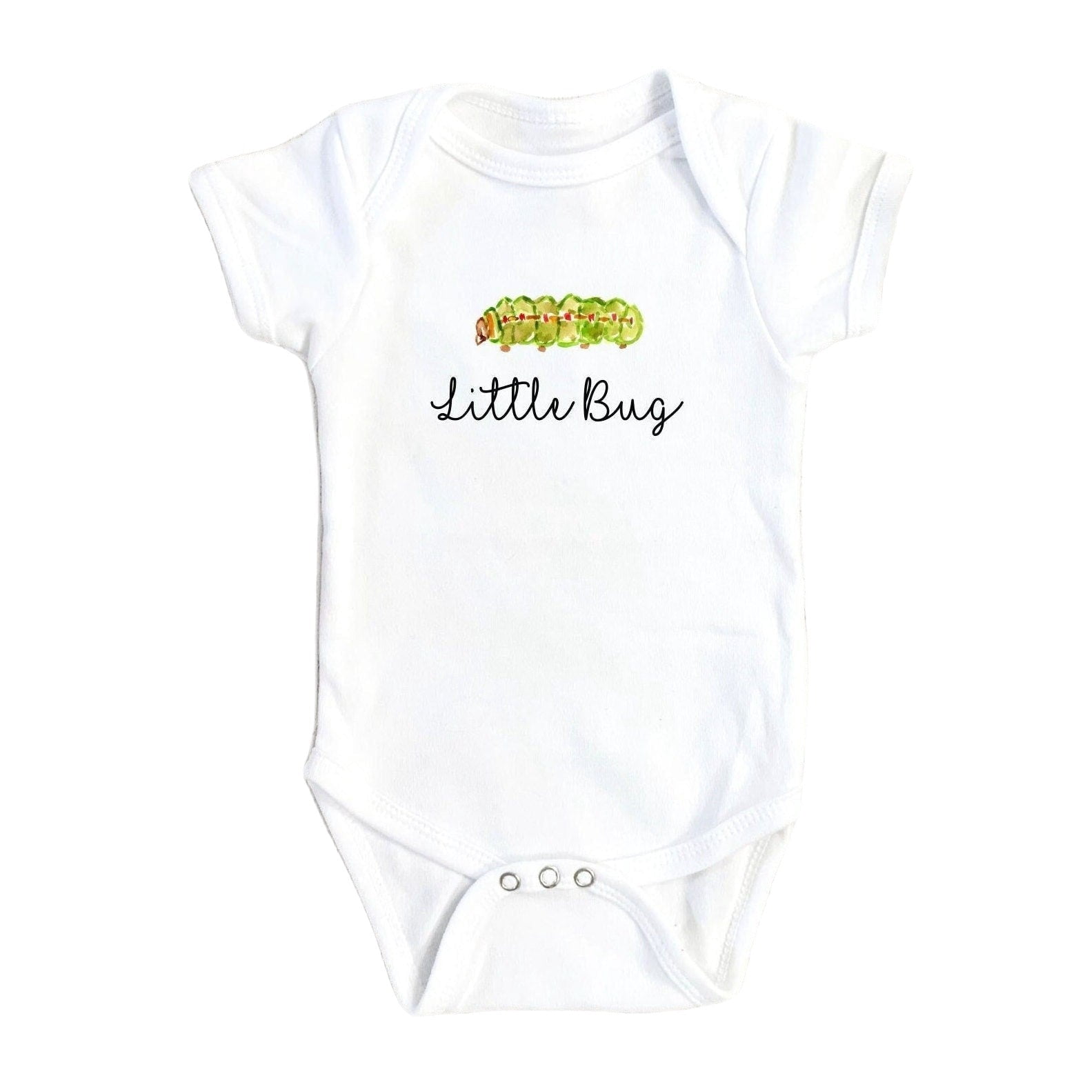 Little Bug Script - Baby Boy Girl Clothes Infant Bodysuit Funny Cute ...