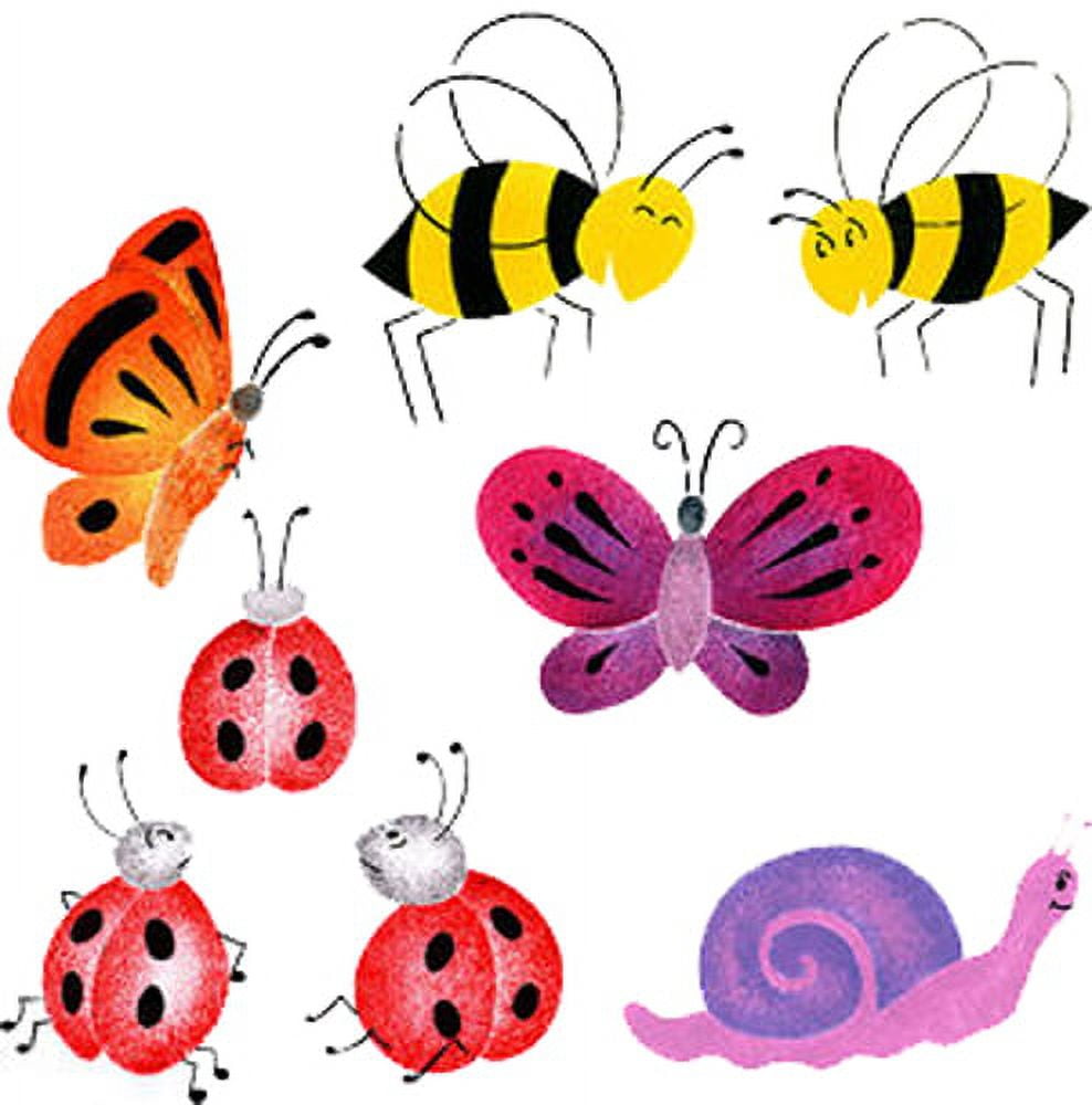 Little Buggers Bugs Wall Stencil -E117 by Designer Stencils - Walmart.com