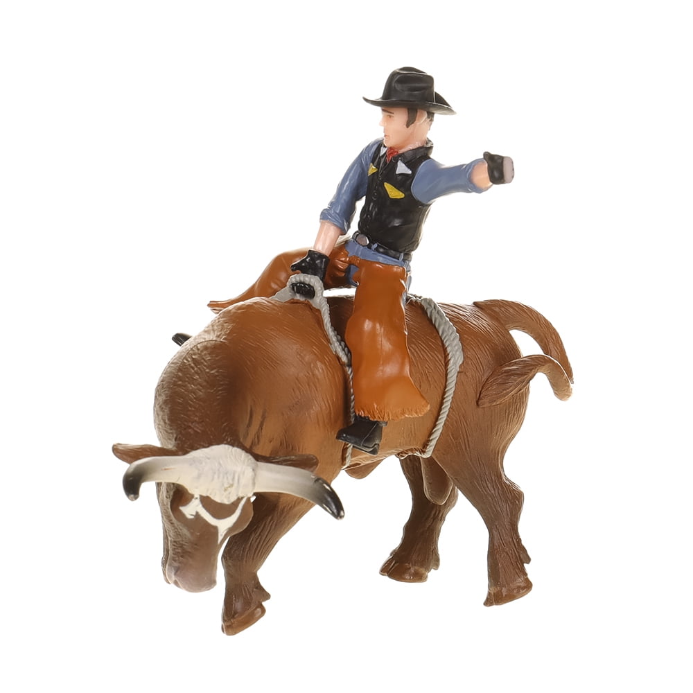 Little Buster Toys 1/16 Brown Bucking Bull & Rider 500248 - Walmart.com