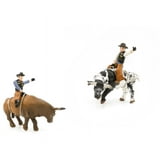 Little Buster Toys Rodeo Playset - 2 Bucking Bulls with Riders - Bull ...