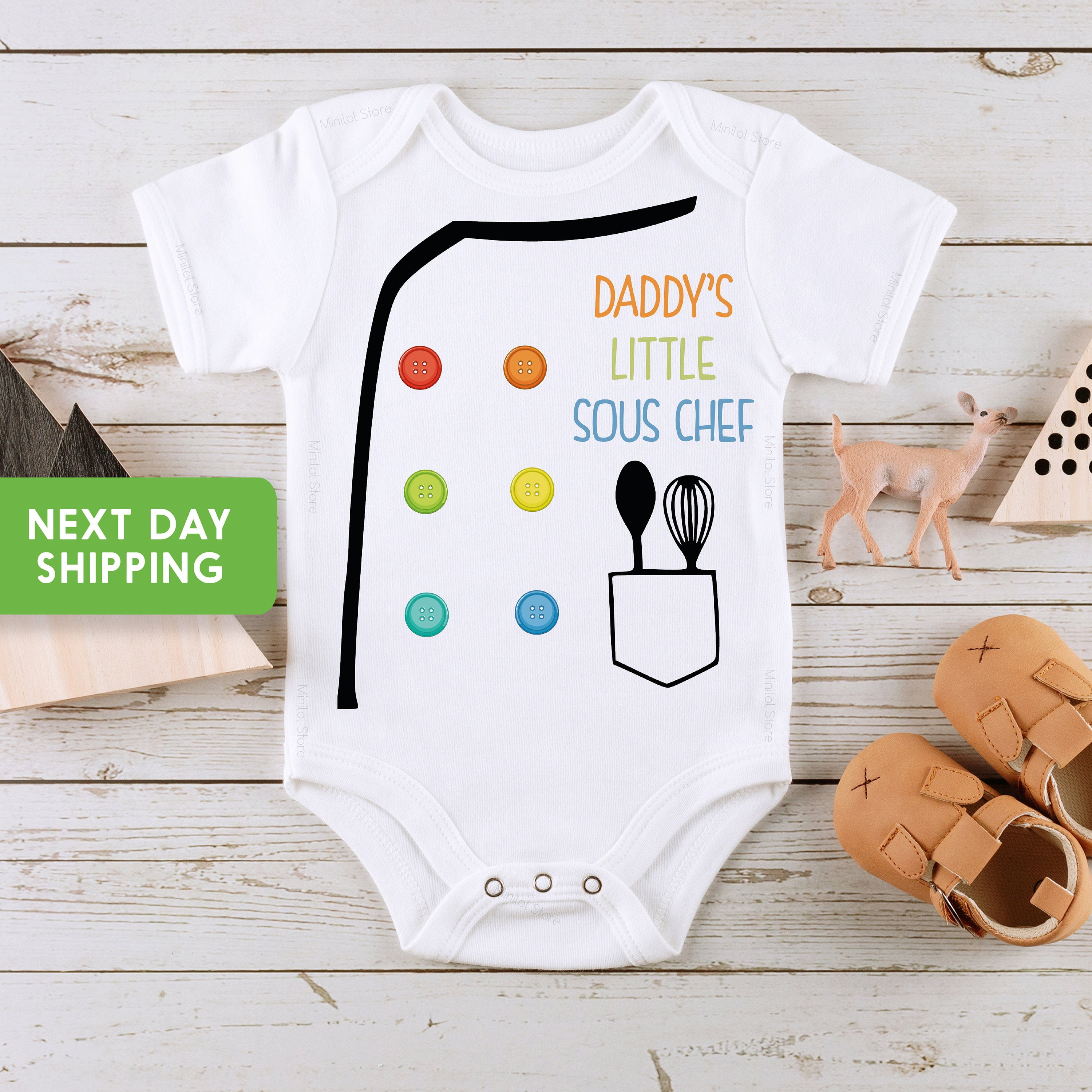 Little Chef Baby Onesie Little Sous Chef Baby Bodysuit, Baby Chef ...