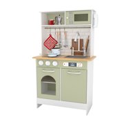 Kitchen Set for Kids 87 Pcs Gray, Big Modern Kitchen Set for Toddlers ...