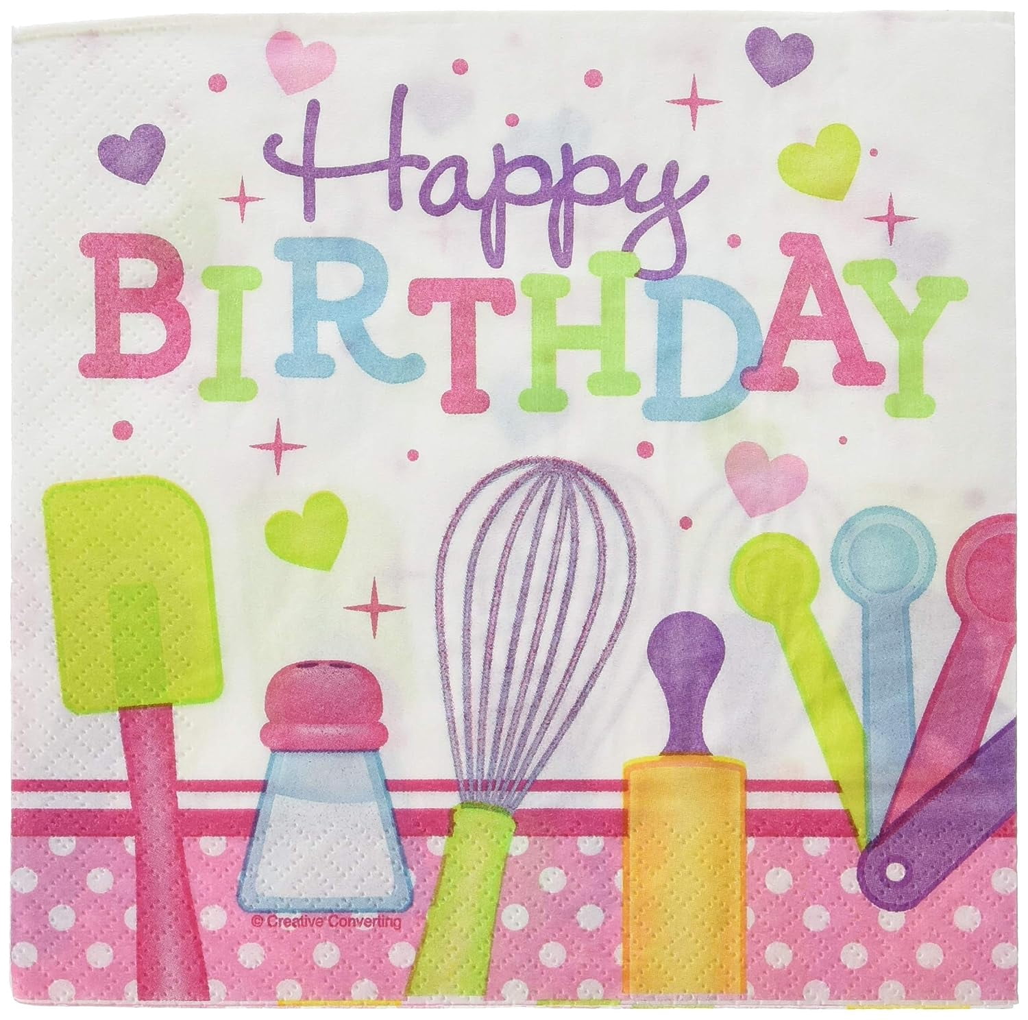 Little Chef Cook Baking Food Girls Kids Birthday Party Paper Luncheon ...