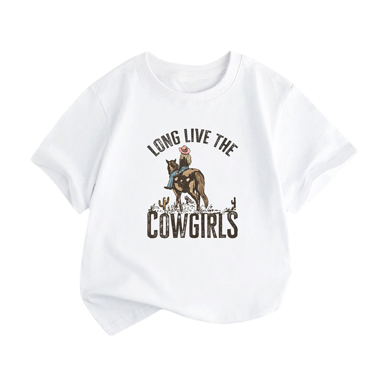 Generic Little Children And Big Kids LONG LIVE THE COWGlRLS Cartoon ...