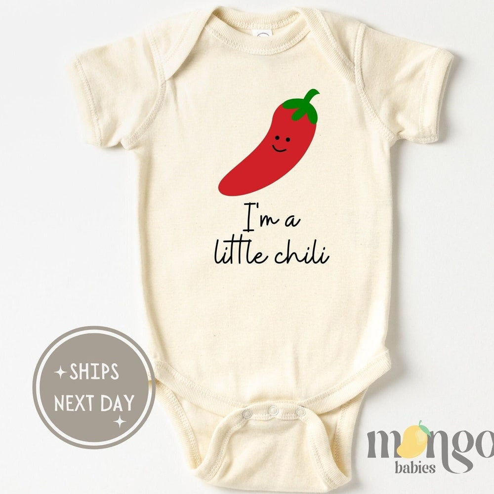 I'M A Little Chili Baby Onesies Cute Chili Funny Baby Outfit Cute Baby ...