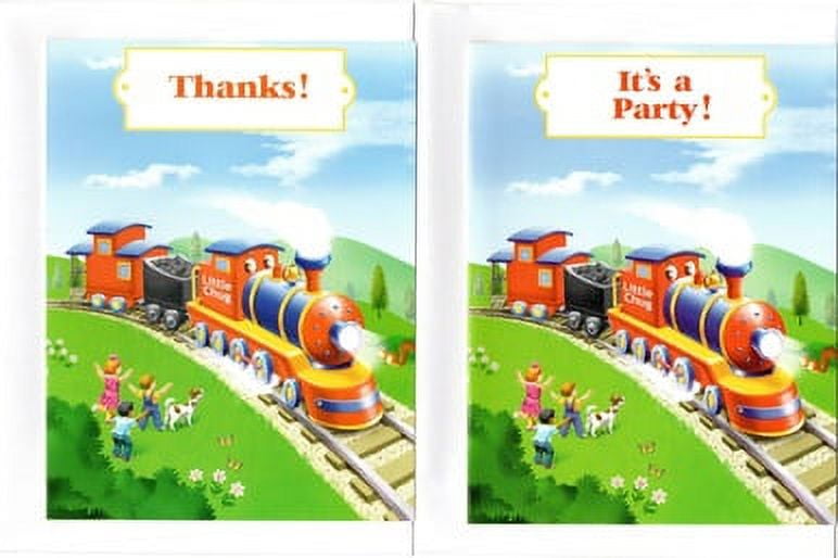 Little Chug Party Invite and Thank You Combo Pack - Walmart.com
