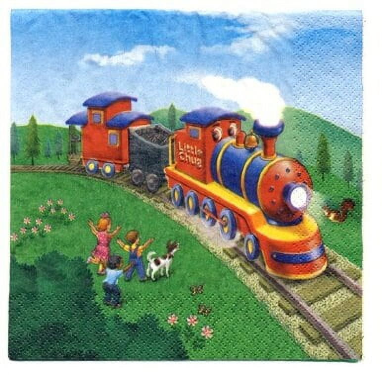 Little Chug Train Luncheon Napkins (16 ct) - Walmart.com