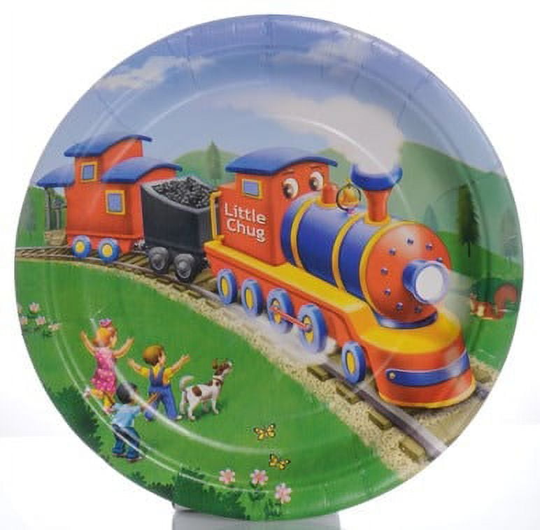 Little Chug Train Party Dinner Plates (8 ct) - Walmart.com