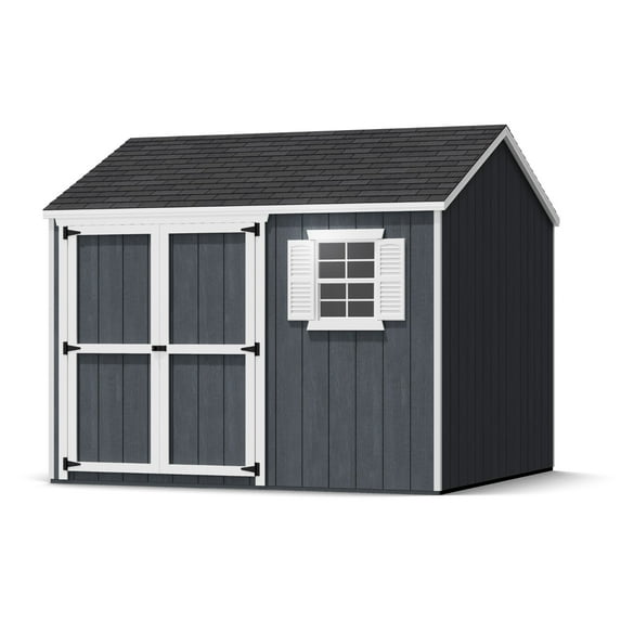 Little Cottage Co. 10x10 Value Workshop Shed with Operable Windows ...