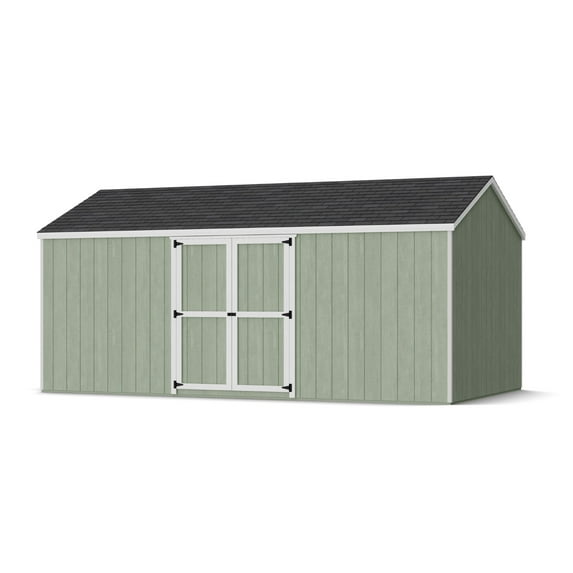 Little Cottage Co. 10x18 Value Gable Shed with Side Entry, Outdoor Wood ...