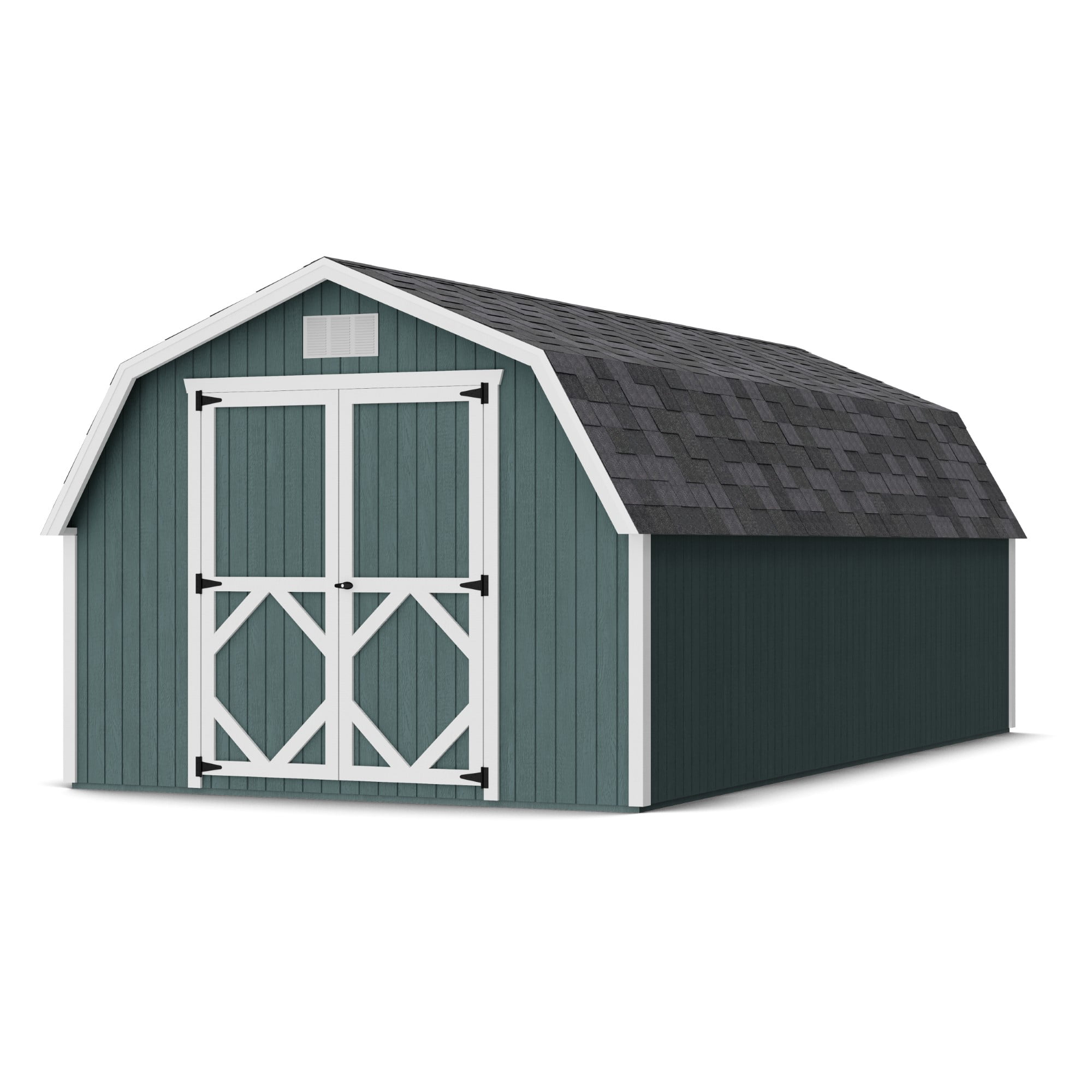Little Cottage Co. 10x20 Classic Gambrel Barn with 4 ft. Sidewalls ...