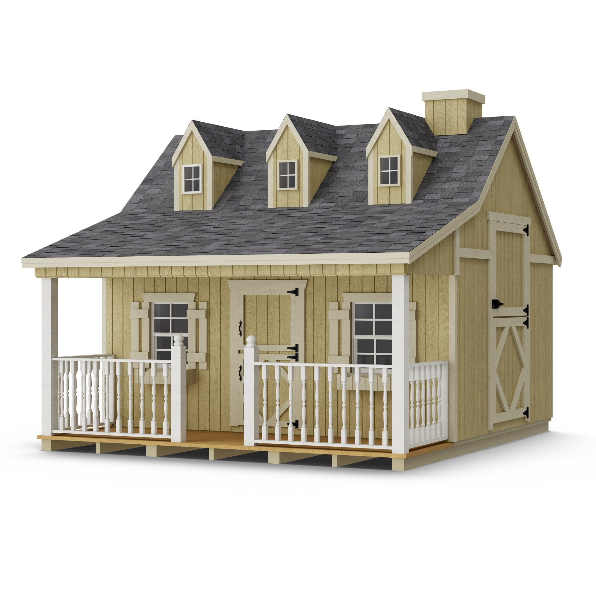 Little Cottage Co. 11x10 Pennfield Cottage Playhouse with Floor ...