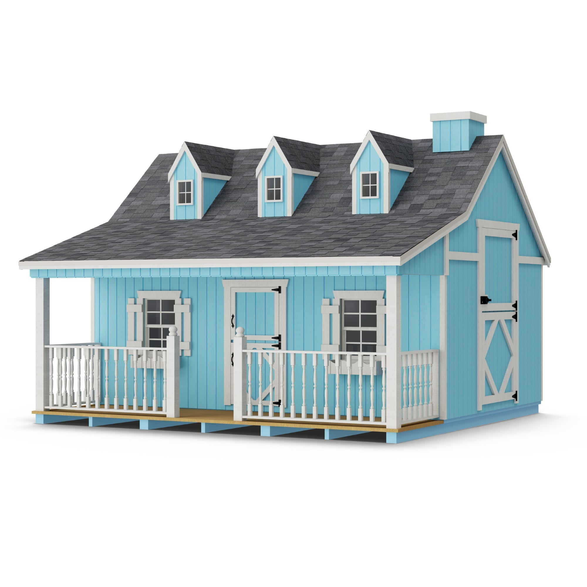 Little Cottage Co. 11x12 Pennfield Cottage Playhouse with Floor ...