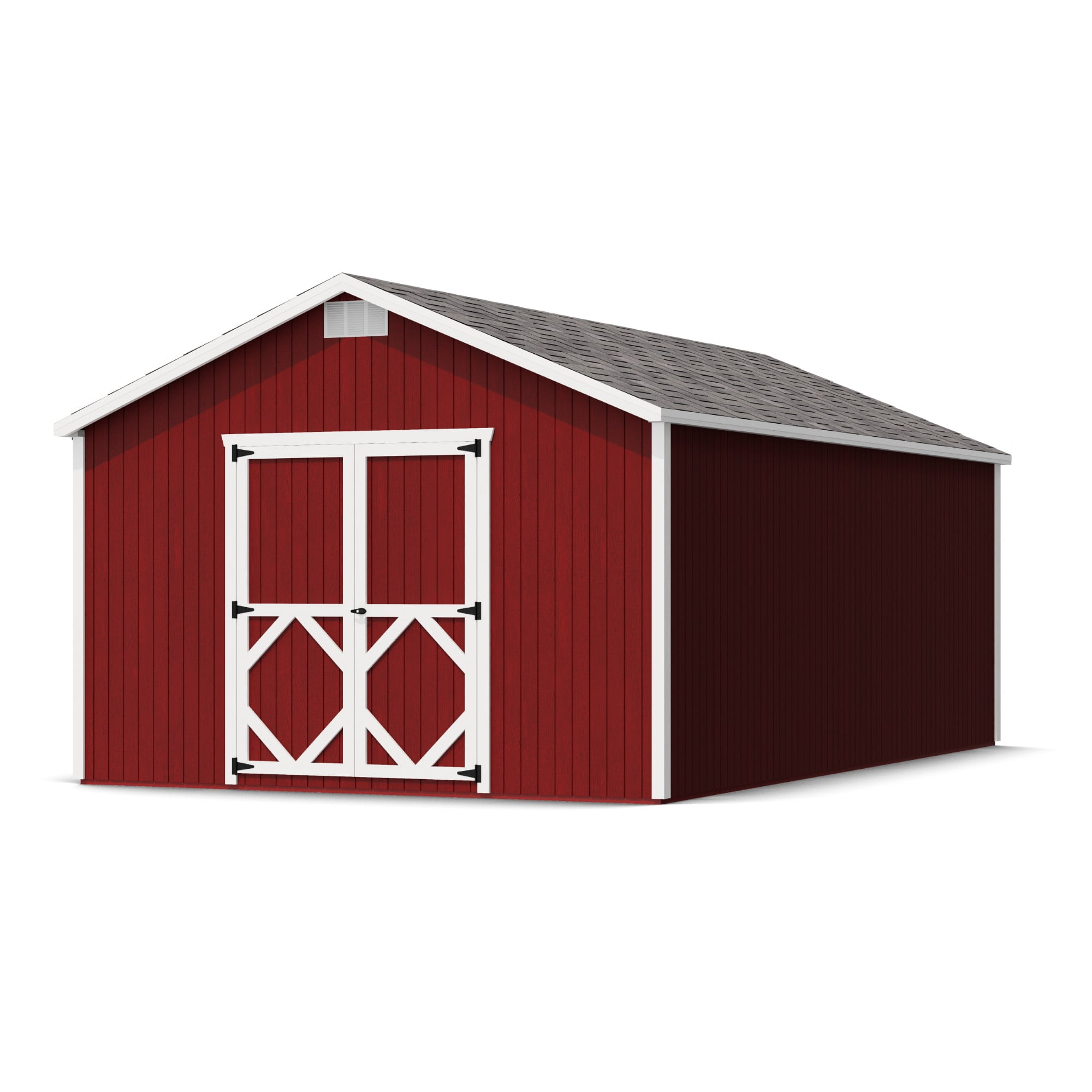 Little Cottage Co. 12 ft. x 20 ft. Classic Gable Wood Storage Shed ...