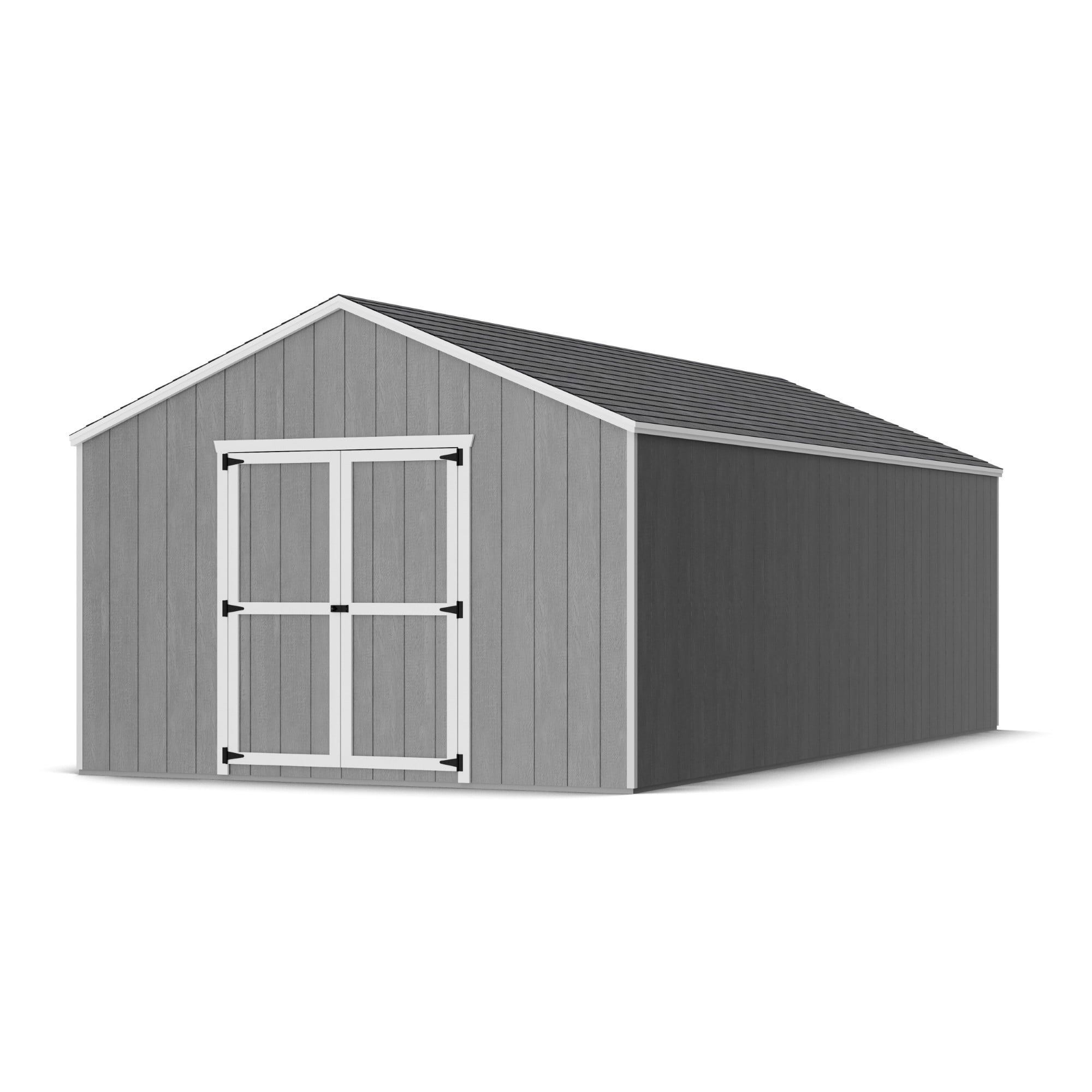 Little Cottage Co. 12x24 Value Gable Shed with Floor, Outdoor Wood ...