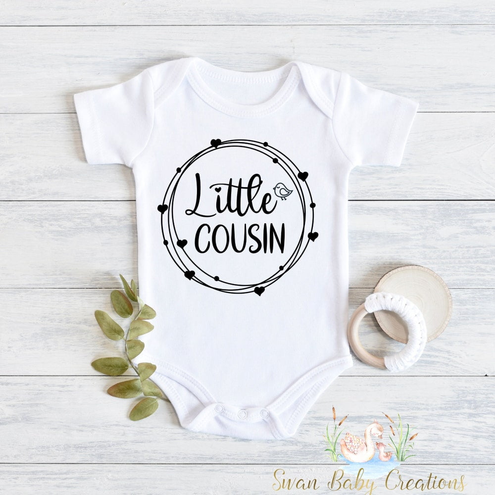 Little Cousin , New To The Tribe Baby , New To The Crew , New Family Member, New Baby Gift, New ...