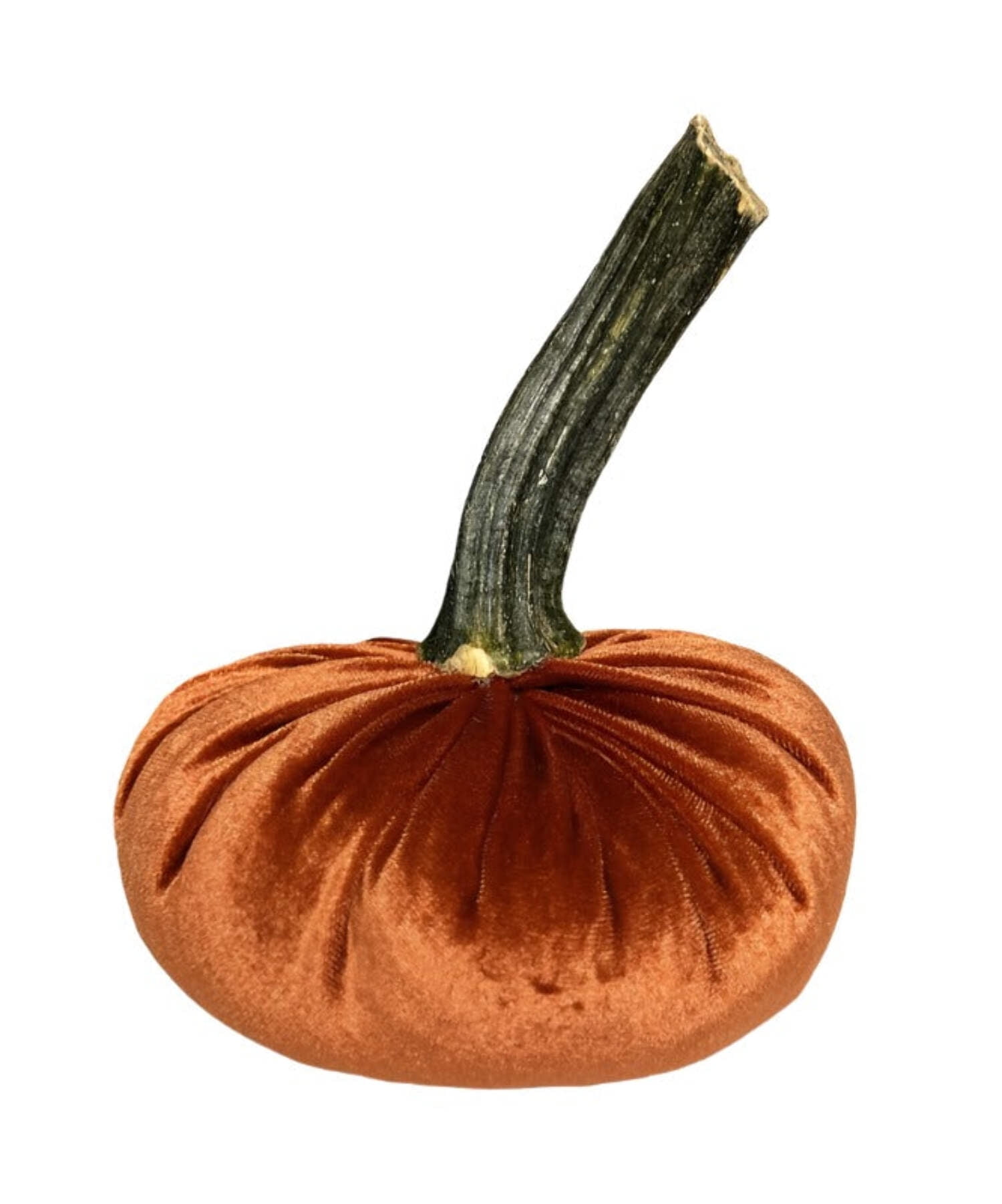 Little Creek Gifts - Deep Orange Velvet Pumpkin - Medium - Walmart.com