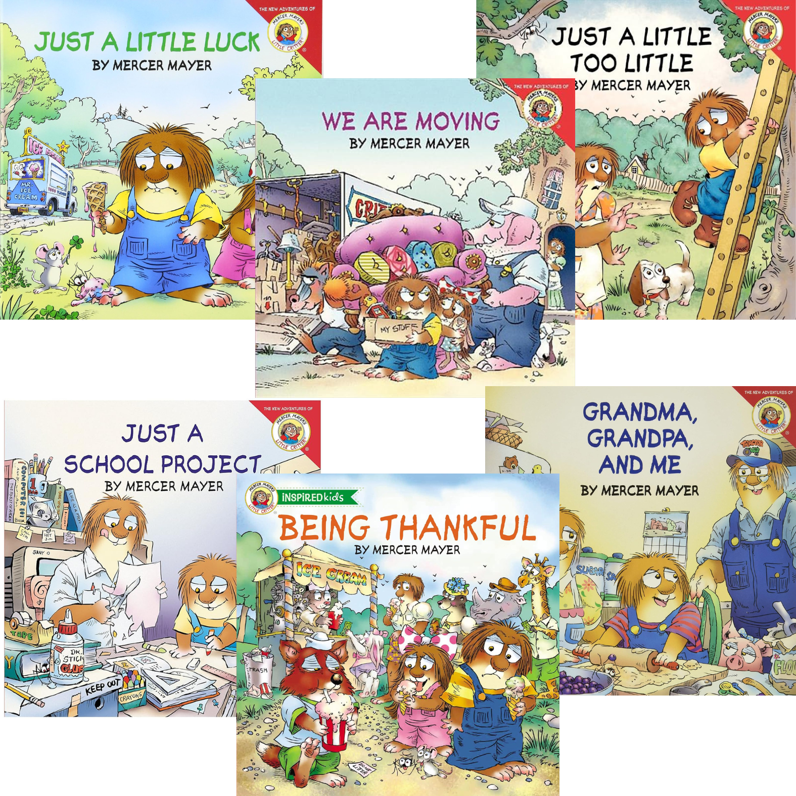 Little Critter: Just a Little Luck, Just a School Project, We are ...