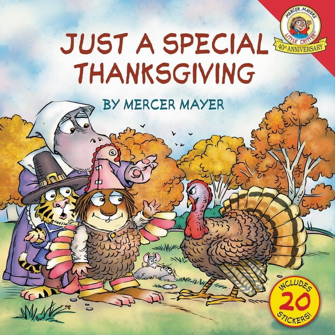 Mercer Mayer Little Critter: Just a Special Thanksgiving +20 Stickers ...