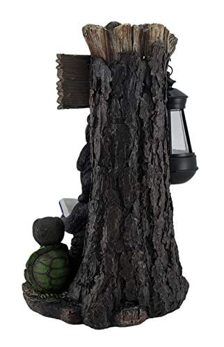 Little Critters Reading Bears Welcome Statue W/ Solar LED Lantern ...