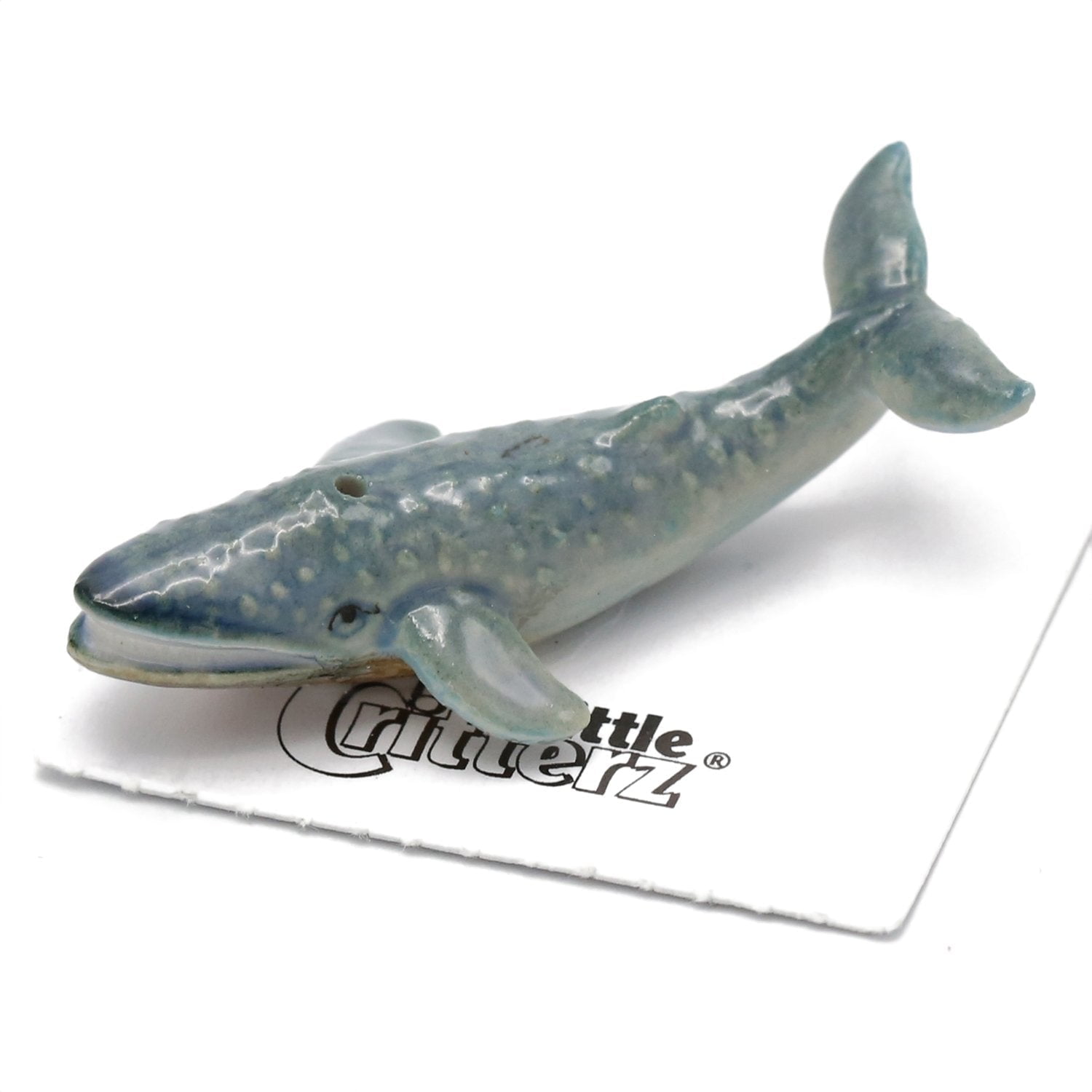 Little Critterz Blue Whale "Krill" Hand-painted - Home Decor Reptile ...