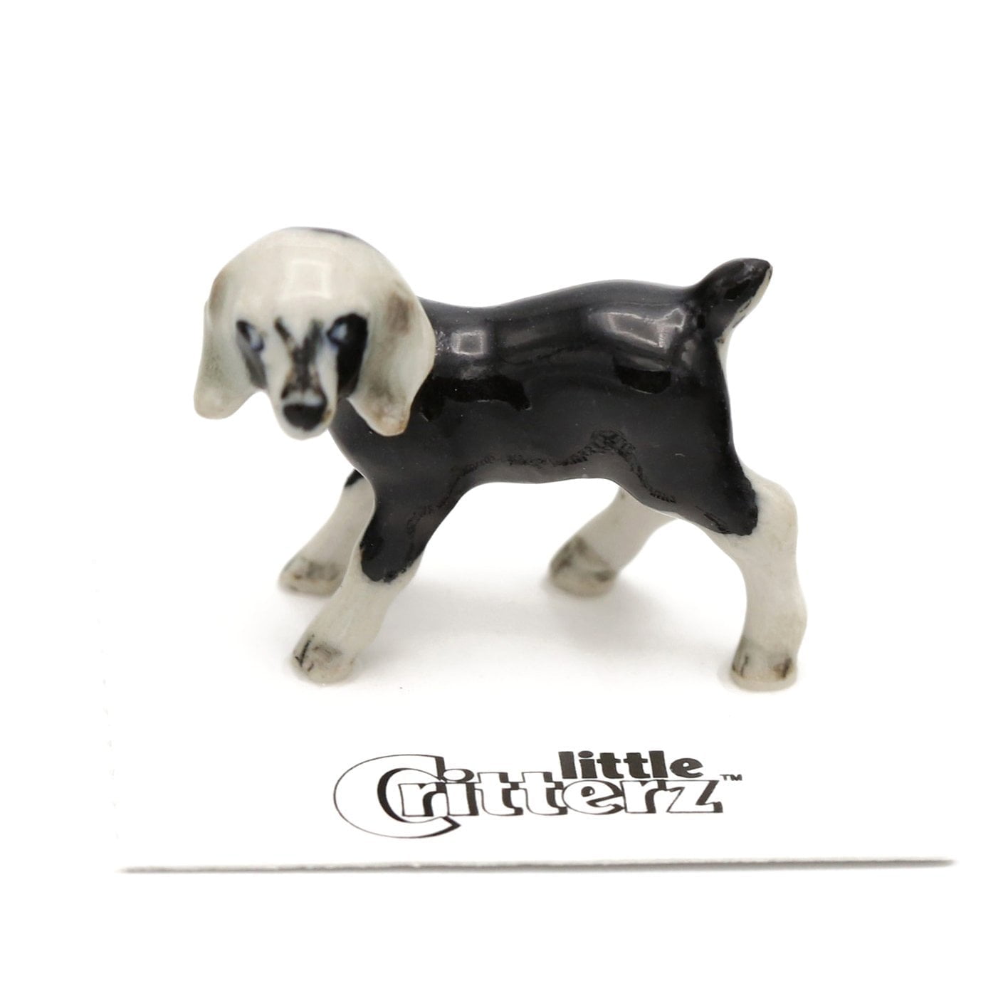 Little Critterz Goat Nubian Goat Kid "Domino" - Realistic Farm Animal ...