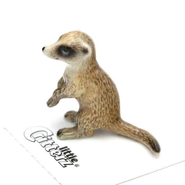 Little Critterz Meerkat "Lookout" - miniature porcelain figurine ...