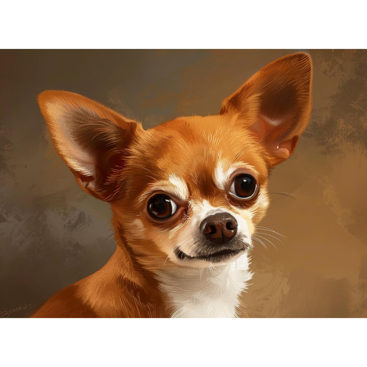 Little Cute Chihuahua Dog DIY 5D Diamond Art Painting by Number Kits ...
