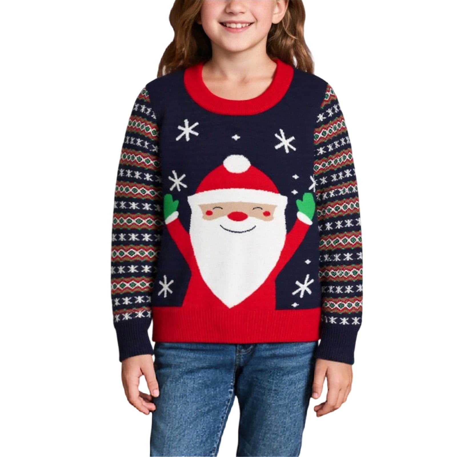 Little Cute Cozy Sweater Kids Holiday Celebrations Family Gatherings ...