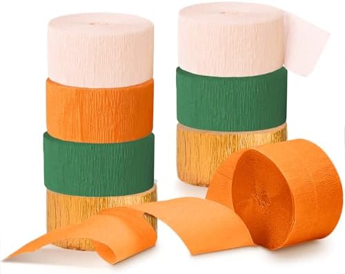 Little Cutie Baby Shower Decorations, 8 Rolls Citrus Orange Green Pink ...