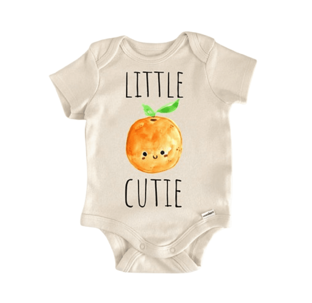 Little Cutie Orange Fruit - Baby Boy Girl Clothes Infant Bodysuit Funny ...