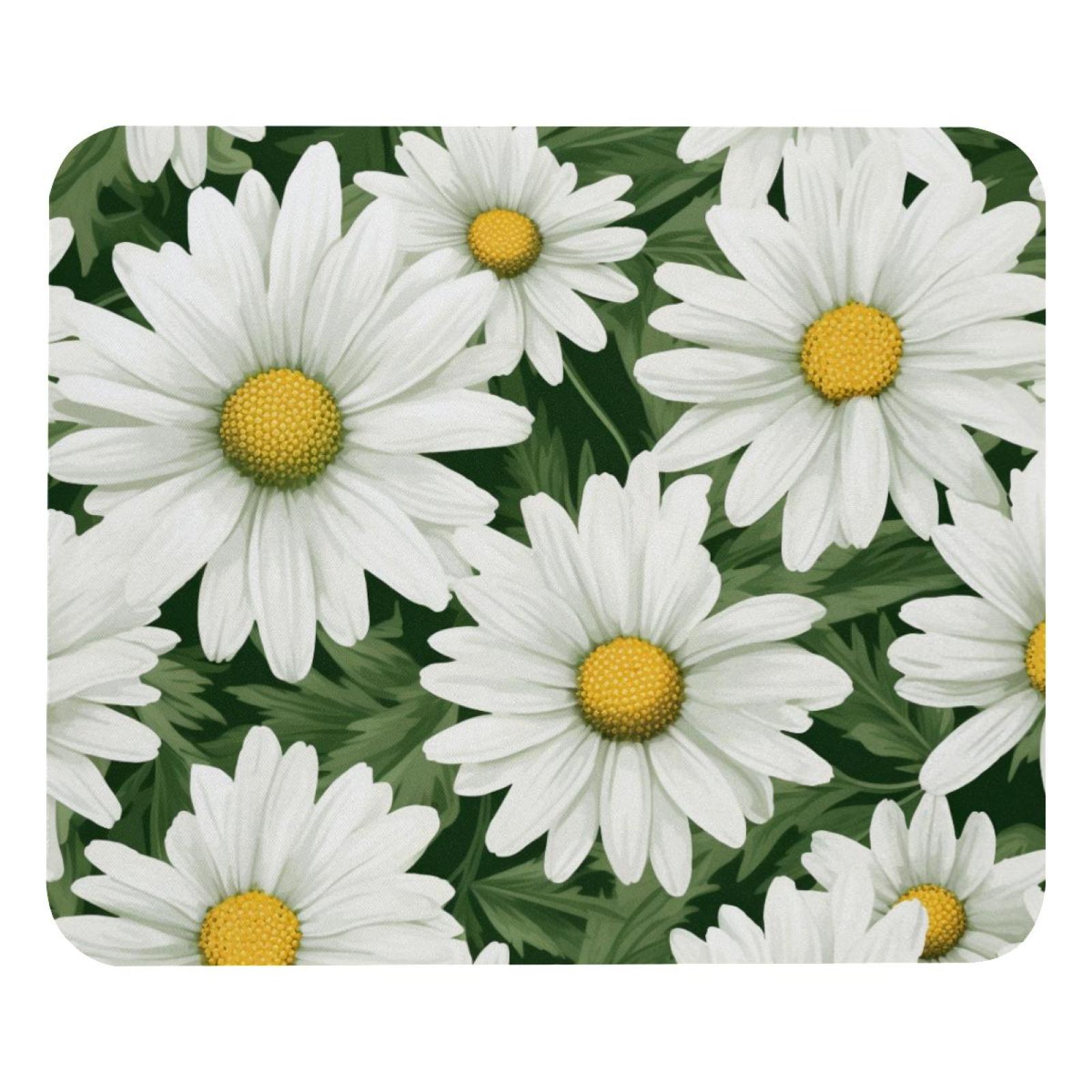 Little Daisy 8.3x9.8 Inch Square Gaming Mouse Pad with Non-Slip Rubber ...