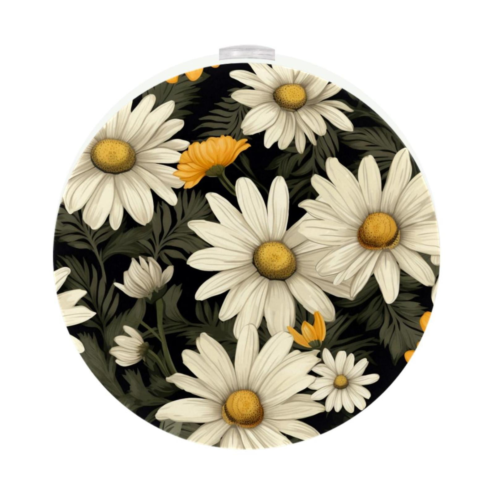 Little Daisy Circular Night Light - Set of 2, LED Induction Control ...