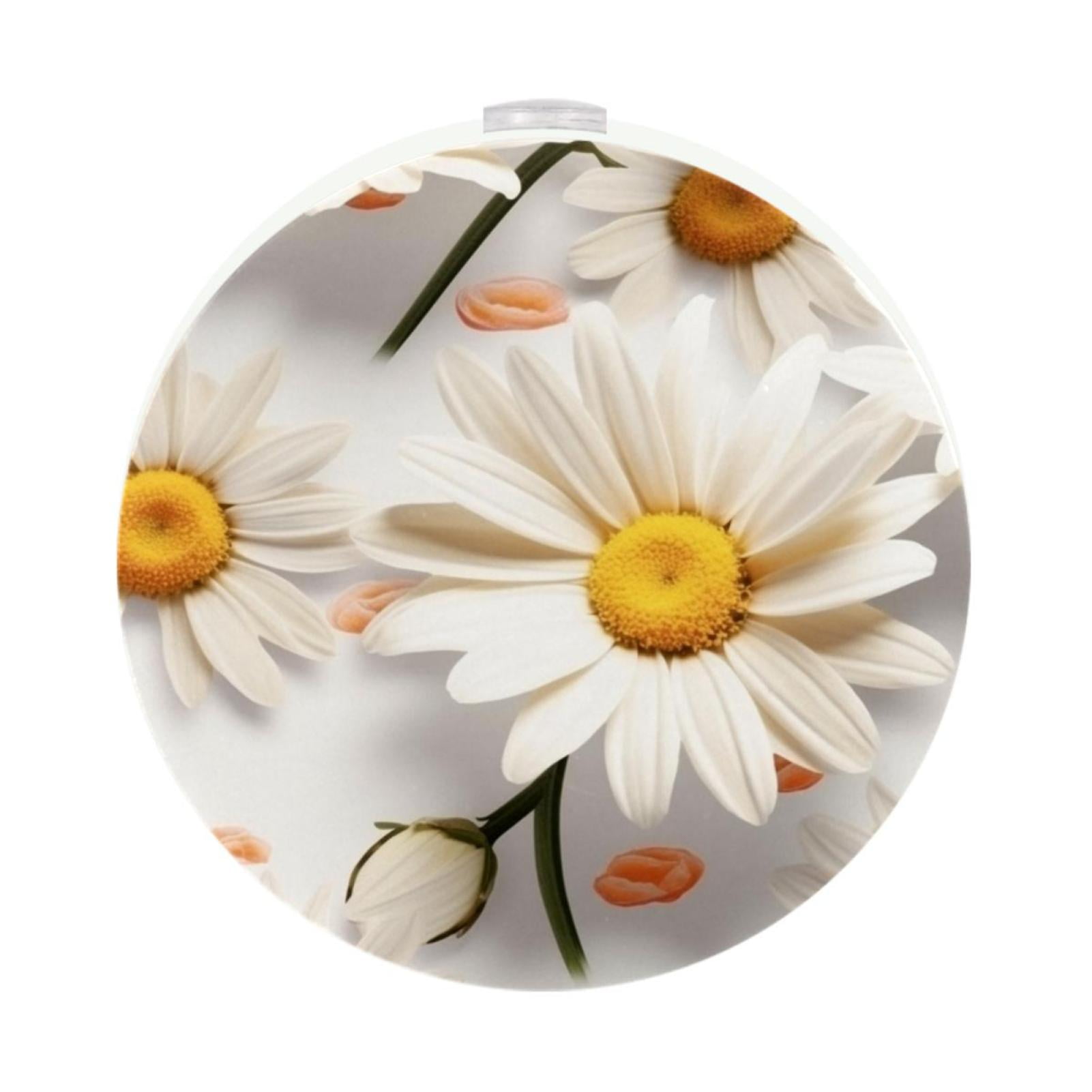 Little Daisy Circular Night Light - Two Pack Induction LED Wall Light ...