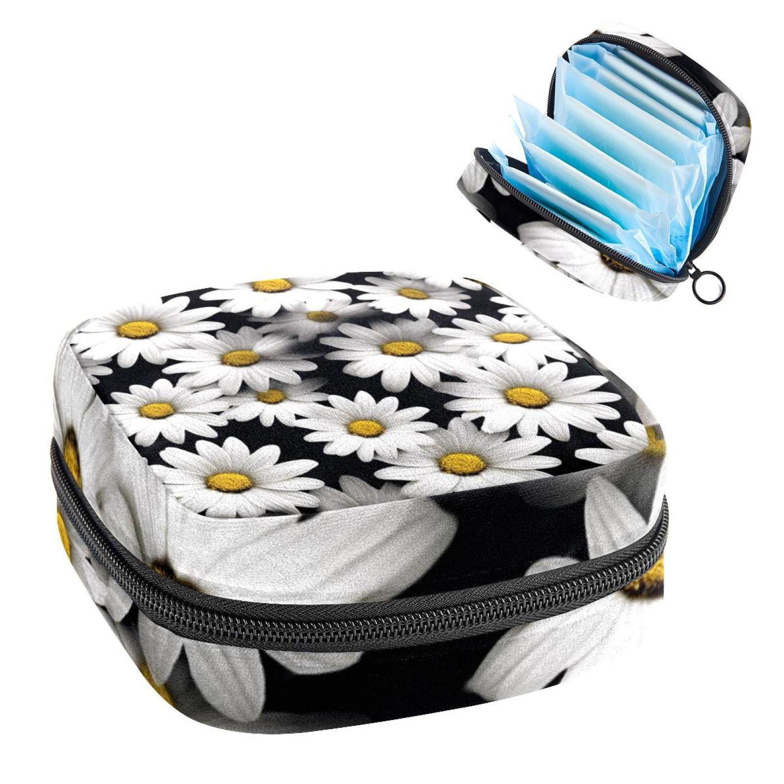 Little Daisy Mini Plush Sanitary Napkin Pouch - Makeup Bag, Period Bags ...