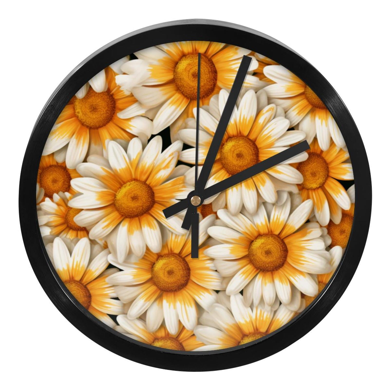Little Daisy Modern Wall Clock, Stylish Mothers Day Decor, Ideal Mother ...