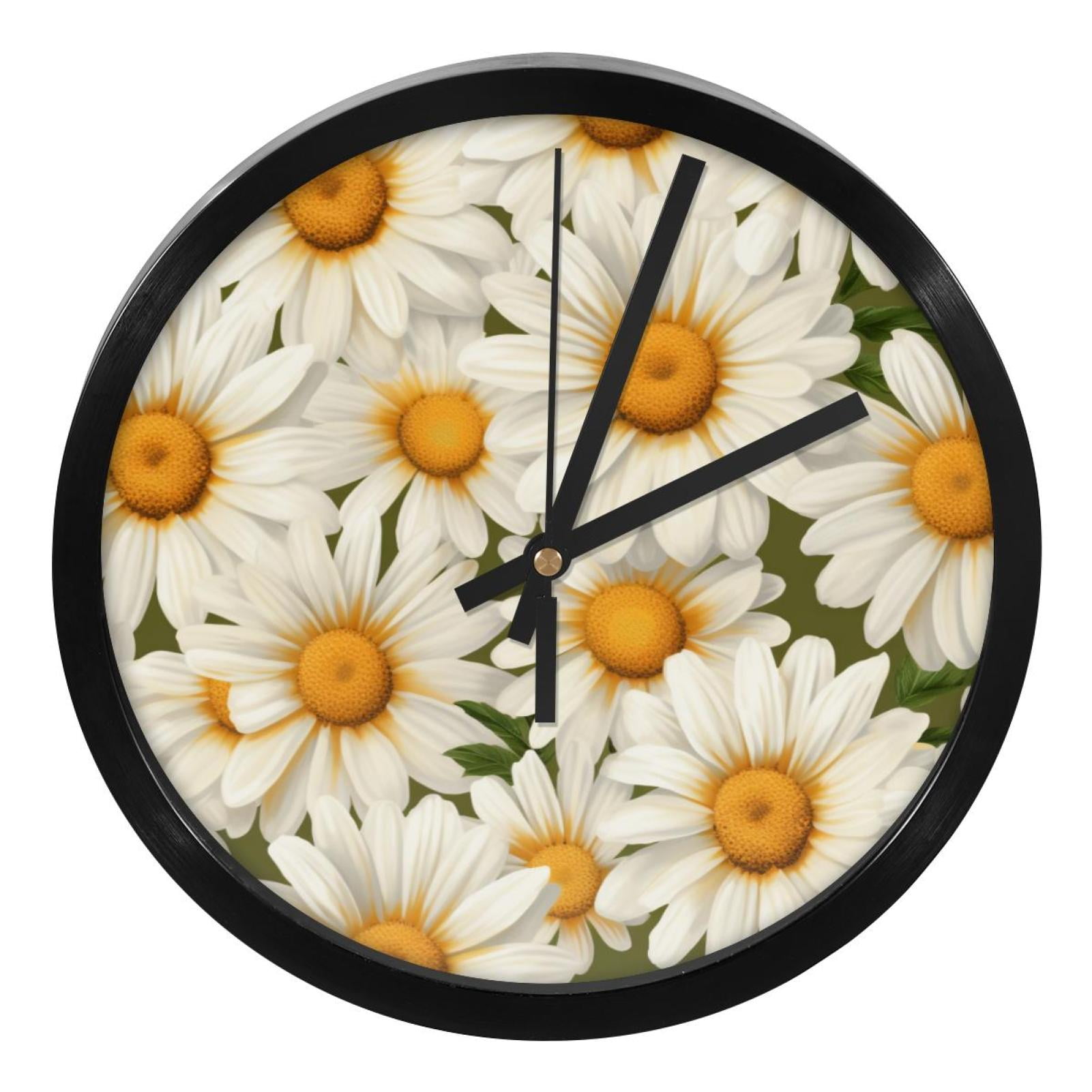 Little Daisy Mother's Day Wall Clocks for Home Decor - Elegant Clock ...