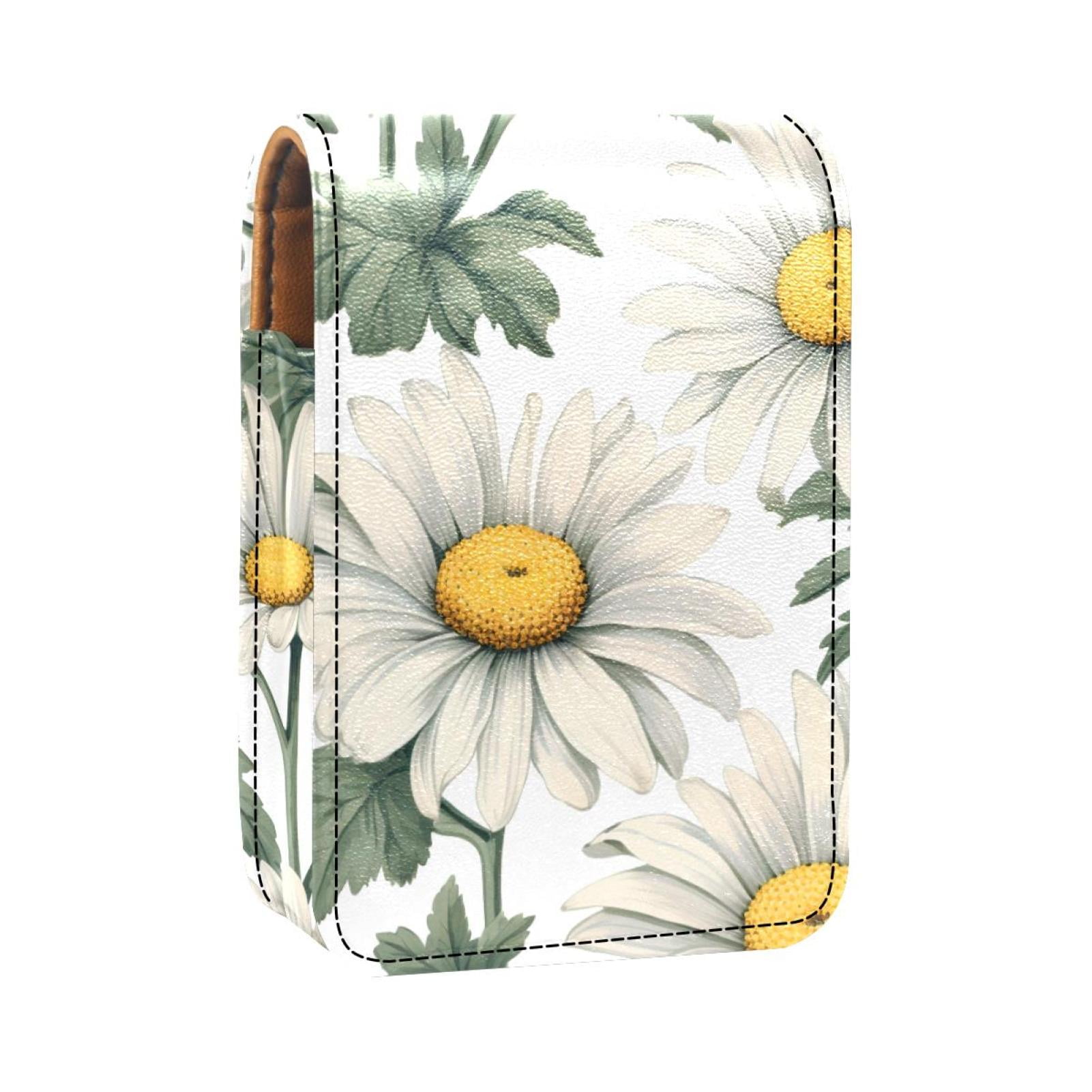 Little Daisy Portable Lipstick Case with Mirror, Compact Lipstick ...