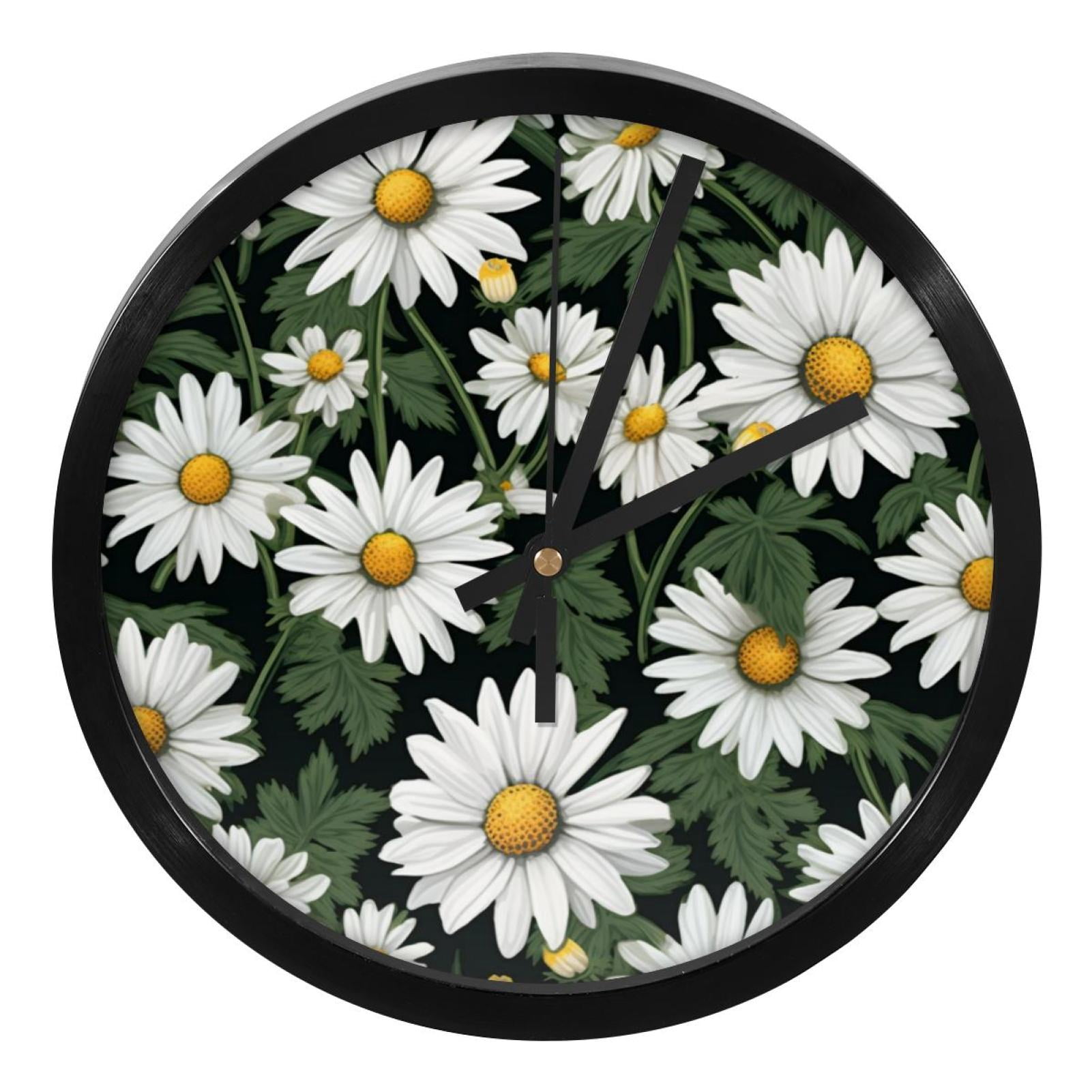 Little Daisy Precise Quartz Movement Wall Clock for Offices, Classrooms ...