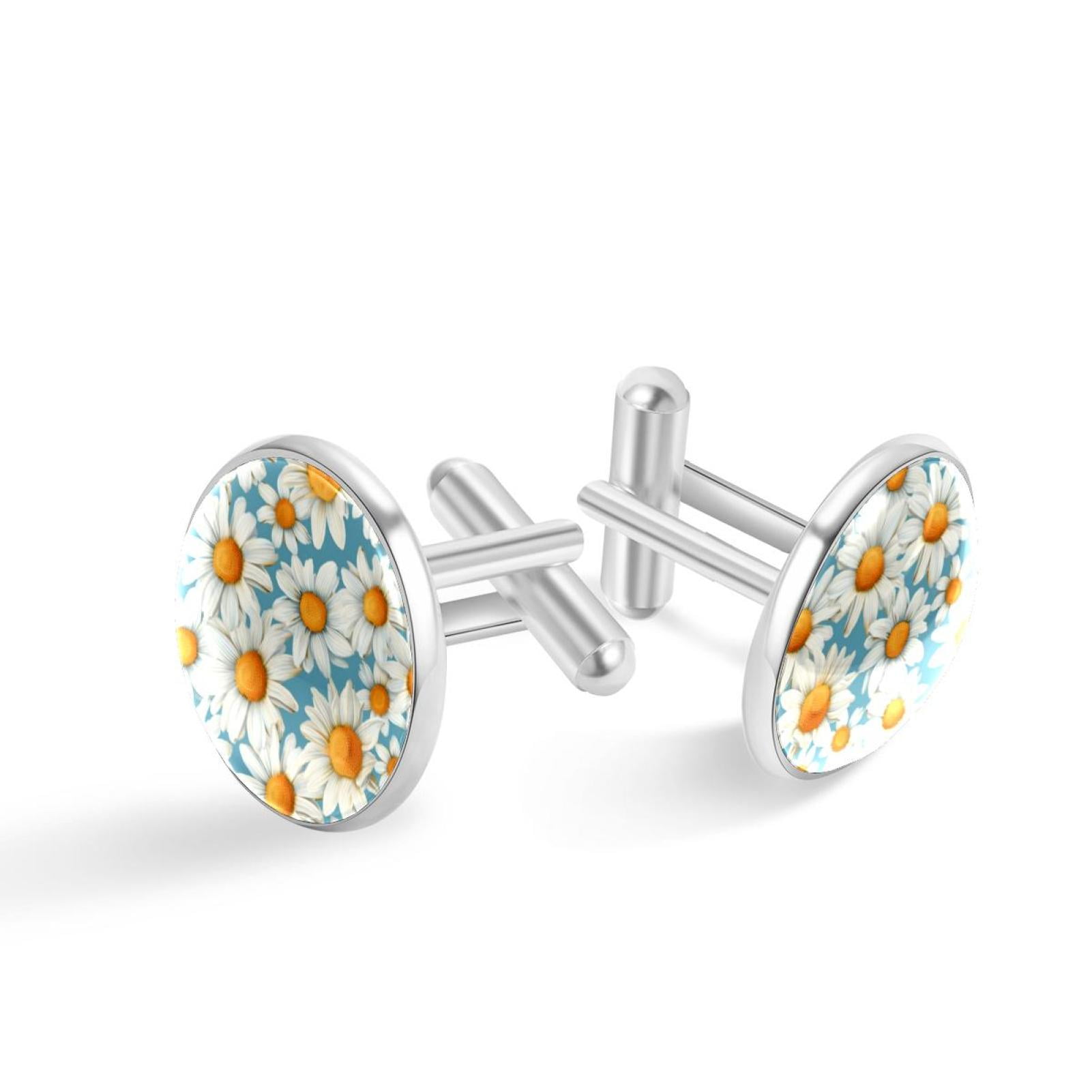 Little Daisy Premium Stainless Steel Cufflink Sets for Men - Ideal for ...