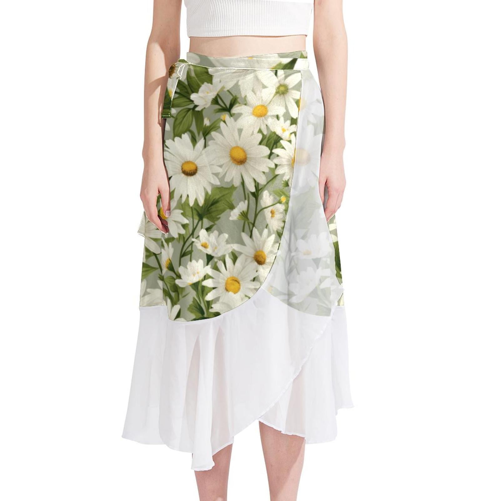 Little Daisy Stylish Chiffon Beach Skirts Summer Dress for Women, for the Beach - Walmart.com